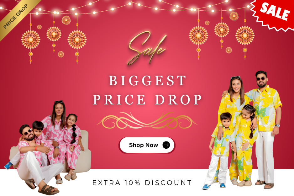 Family Matching Combo Dresses Online in India | Twinning Outfits for ...